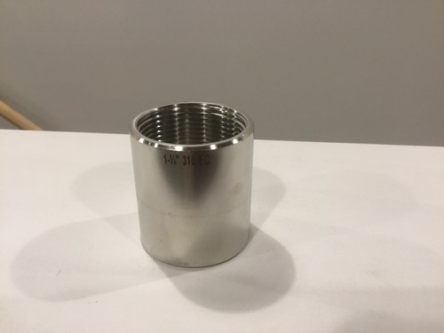 Calbrite 1-1/4 Inch Stainless Steel Coupling S61200CP00 | eBay