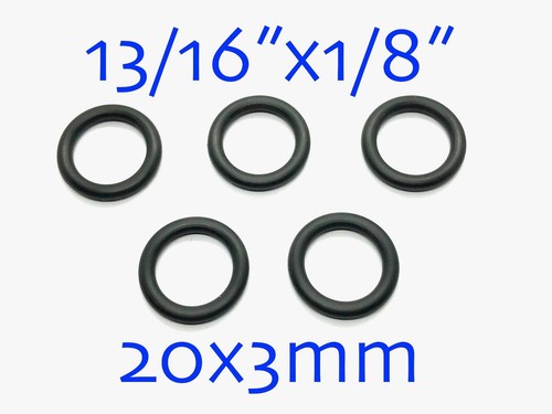 5 PCS Sealing Rubber O-Rings 13/16" x 1/8" D20x3.00mm (US SELLER & SHIP ...