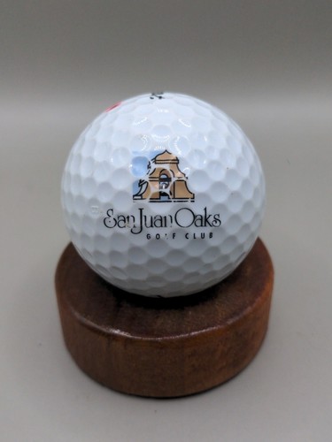 San Juan Oaks Logo Golf Ball Titleist Collectors Display Ball Club ...