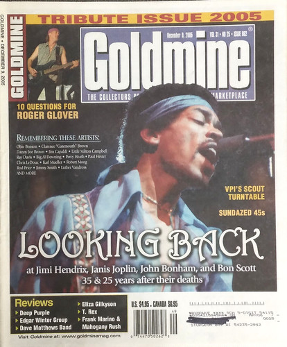 Hendrix - Goldmine: Music Collector's Magazine - December 2005 | eBay