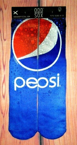 MENS ODD SOX PEPSI COLA SODA CREW SOCKS ( FIT SIZES 6- 13) | eBay