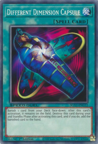 Yugioh! Different Dimension Capsule - SGX1-ENG12 - Common - 1st Edition ...