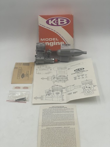 K&b KB 61 #6550 RC Model Engine With Propellers and Aluminum Spinner ...