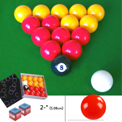 Red And Yellow Pool Balls for sale | eBay