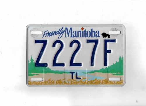 MANITOBA 2004 license plate "Z227F" | eBay