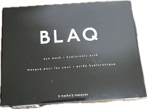 BLAQ Eye Mask with Hyaluronic Acid for Wrinkle Repair 5 Pairs in Box ...