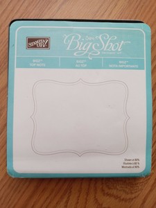 stampin up top note die products for sale | eBay