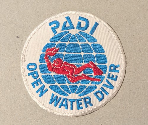 PADI Open Water Diver Scuba Diving Certification Patch Vintage 90s ...