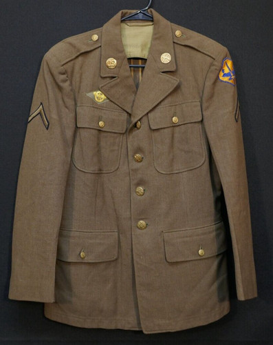 WWII US Army PFC Specialized Training School Command MP Class A Uniform ...