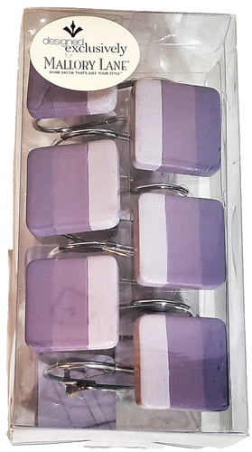 Set of 12 Designed Exclusively for Mallory Lane Shower Curtain Hooks | eBay