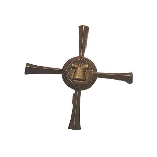 WWII GERMANY 1933 TRIER CROSS PIN TINNIE HOLY TUNIC OF TRIER PILGRIMAGE ...