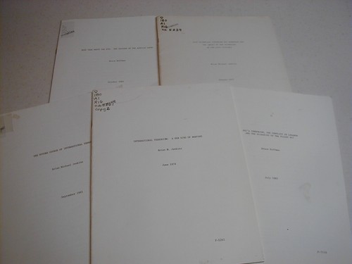 The Rand Paper Series * 5 Papers on Terrorism | eBay