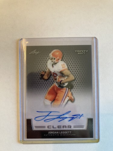 2017 Leaf Trinity Jordan Leggett Clear Auto # CA-JL1 | eBay