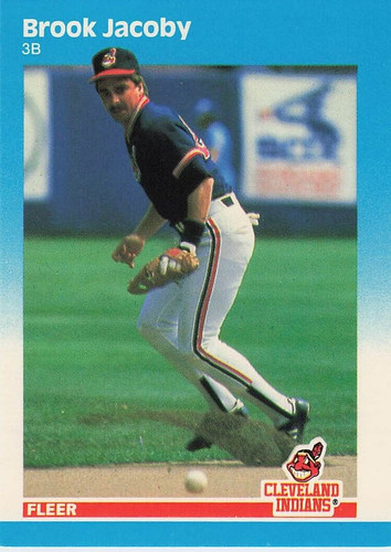 BROOK JACOBY 1987 FLEER GLOSSY BASEBALL #253 | eBay