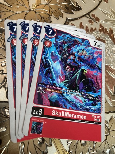 Digimon Card Game Playset SkullMeramon BT15-015 C Exceed Apocalypse | eBay