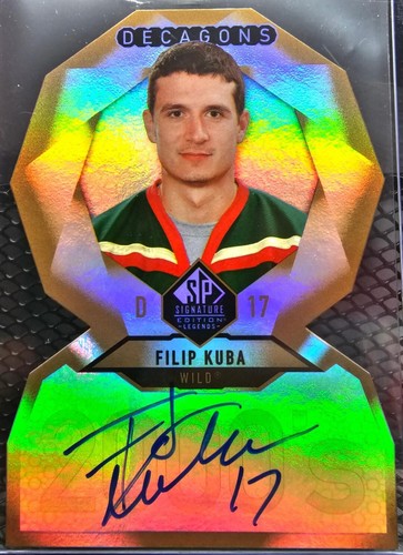 Filip Kuba 20-21 UD SP Signature Edition Legends DECAGONS Auto DC-89 | eBay