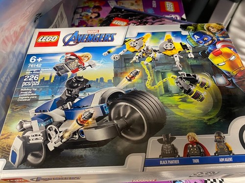 LEGO 76142 Marvel Avengers Speeder Bike Attack Box damage new ...
