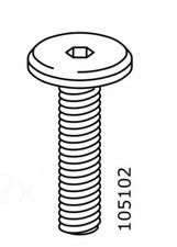 IKEA Steel Furniture Parts Bolts & Fasteners for sale | eBay