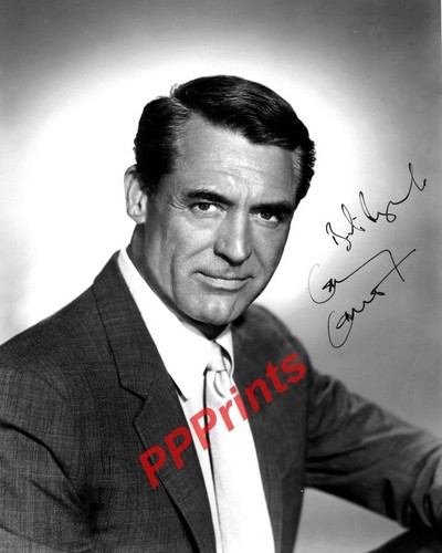 CARY GRANT AUTOGRAPHED 10X8 SIGNED REPRO PHOTO PRINT #86 | eBay