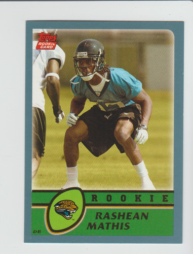 2003 Topps #315 Rashean Mathis rookie card, Jacksonville Jaguars | eBay
