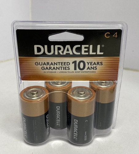 Duracell C4 Battery 4-Pack Expires March 2033 | eBay
