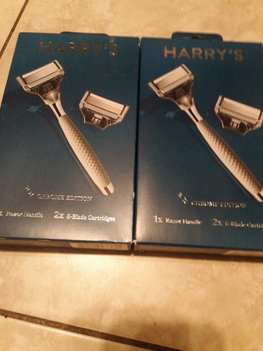 HARRY'S RAZOR plus 2 X 5-Blade Cartridges (2 Boxes)- Brand New! Sealed ...
