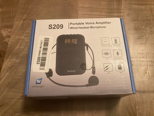 WinBridge S209 Bluetooth Portable Voice Amplifier | Wired Headset ...