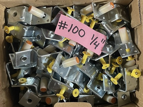 NIB NITROSET CLR14-22 1/4" - 20 Threaded Rod Hanger Clips 100 Count ...