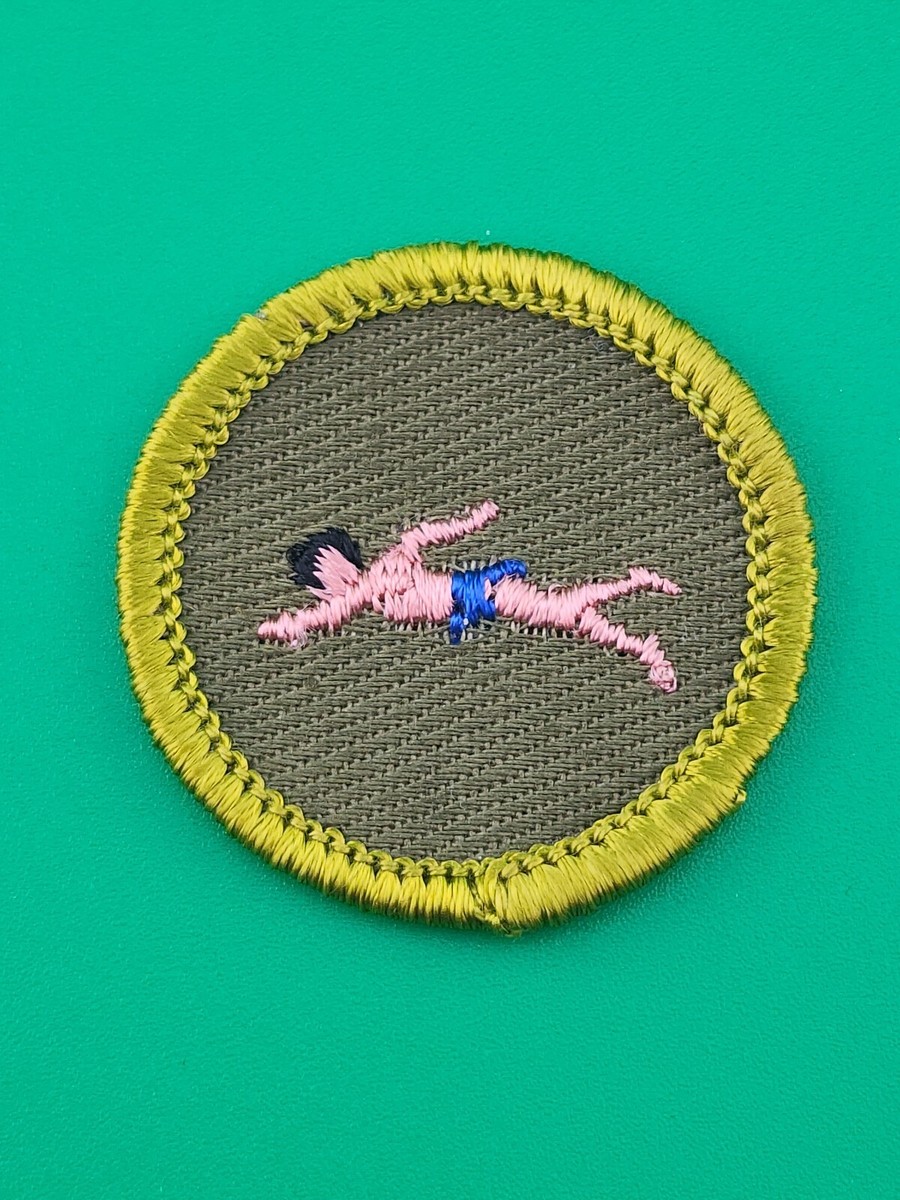 Bsa Swimming Merit Badge Aquatic Insignia