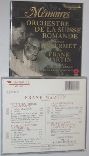 Frank MARTIN: Tempest excerpts, Petite Symphonie Concertante, Cello ...