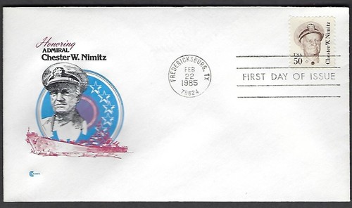1869 Cover Craft Cachets FDC honoring Admiral Chester W. Nimitz, 50 ...