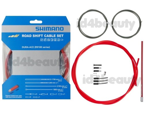 Shimano OT-SP41+OT-RS900 Polymer Shift Cable Set for R9100/R8000 - RED ...