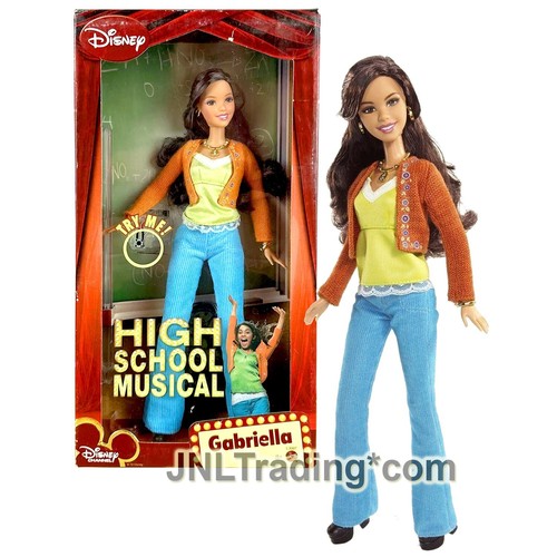 Yr 2007 Disney Movie High School Musical Electronic Doll GABRIELLA with ...