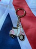Red Vespa Scooter Mod Enamel Keyring | eBay