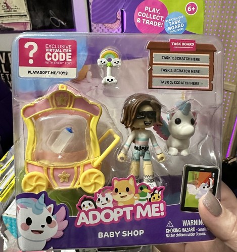 Adopt Me Baby Shop Unicorn Carriage Toy Set | eBay