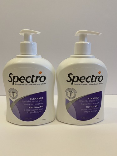 2 X LARGE Spectro Jel Cleanser for Blemish-Prone Skin 500ml Sensitive ...