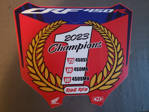 Jett Lawrence Chase Sexton 2023 SX/MX/SMX Championship Number plate ...