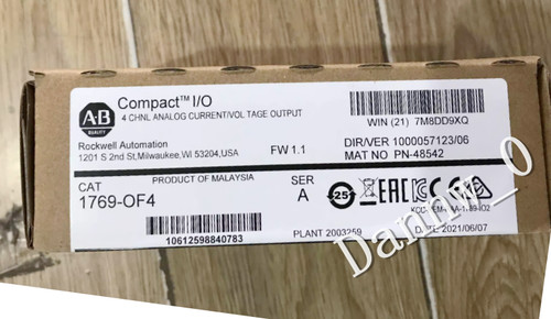 New In Box 1769-OF4 4Pt CompactLogix Analog Output Module | eBay