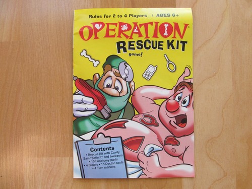 Hasbro Operation Rescue Kit 2006 Replacement Instruction Manual | eBay