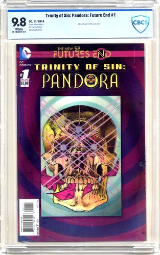 Trinity of Sin: Pandora-Futures End #1 DC 2014 CBCS 9.8 Not CGC 3-D ...