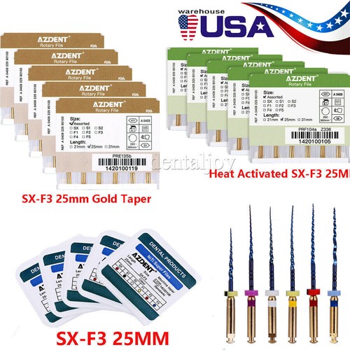 AZDENT SX-F3 Dental Endodontic Gold Taper NiTi Protaper Rotary Engine ...