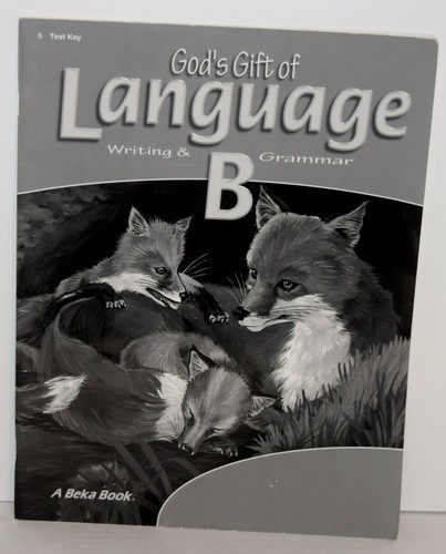 A Beka God's Gift of Language B Test Key | eBay