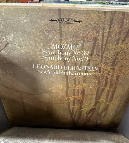 Mozart Symphony No. 39 & Symphony no. 40 Leonard Bernstein-Columbia VG+ ...