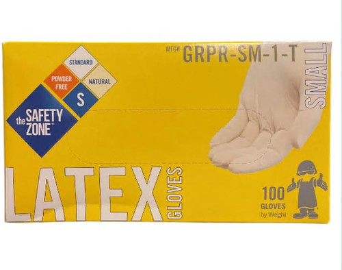 Safety Zone Powder Free Natural Latex Gloves 7445021367368| eBay