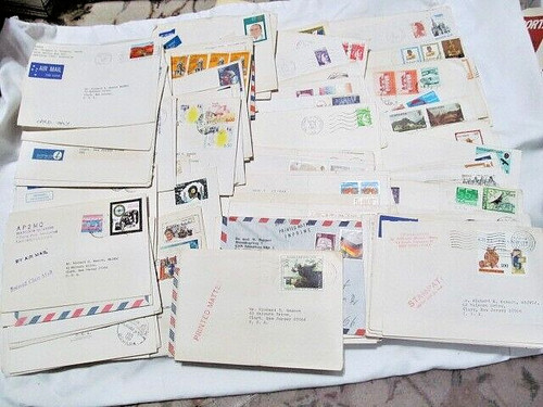Lot of 130 Envelopes from QSL Cards w Foreign Stamps | eBay