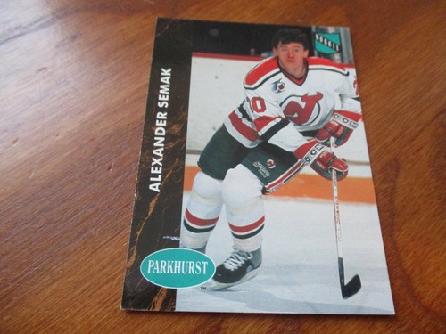 alexander semak (new jersey devils-c) 1991/92 parkhurst ROOKIE card ...