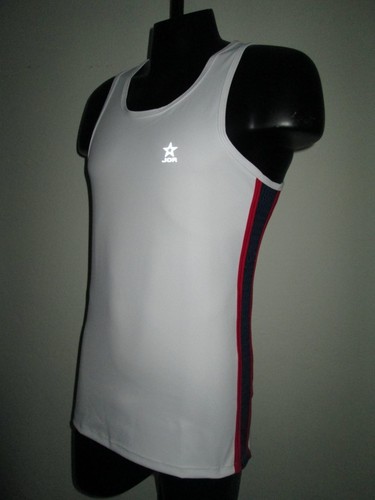 JOR Clothing Contour Tank Top Gladiator White / Navy (M) | eBay