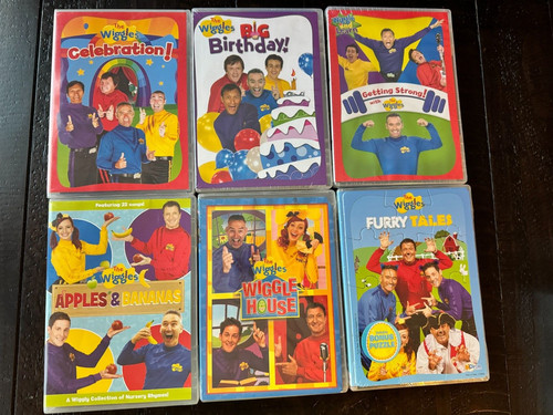 Lot Of 6 The Wiggles DVDs New/Sealed Furry Tales Celebration Birthday ...