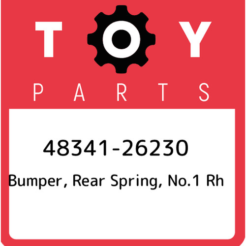 48341-26230 Toyota Bumper, rear spring, no.1 rh 4834126230, New Genuine ...