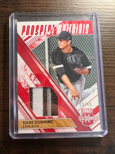 A88,664 - 2019 Elite Extra Edition Prospect Jersey Red #12 Dane Dunning ...